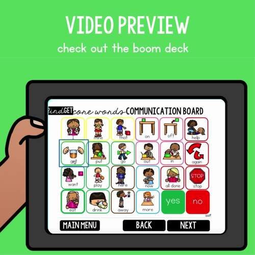 Grocery Store BOOM Cards | Core Word Vocabulary Activities for Speech ...