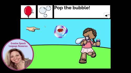 Pop the Bubbles! Find the Animals. by Creative Speech Language Resources