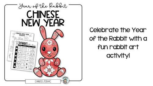 Year of the Rabbit Drawing • Chinese New Year | TPT