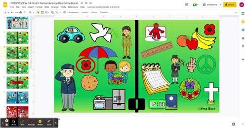 FIND IT! - Remembrance Day - Google Slides™ by GroovyGarden | TPT