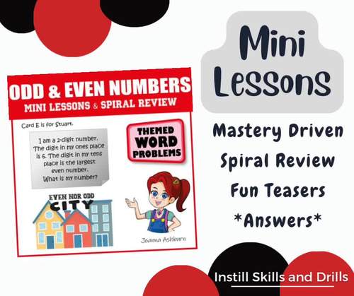 Odd and Even Numbers to 100 Place Value Riddles Activities | TPT