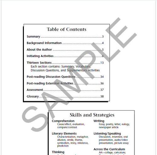 October Sky Novel Units® Teacher Guide Novel Study | TPT