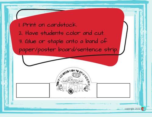 April Fool's Day Hat Activity for Kids Adorable Design | Printable Crown