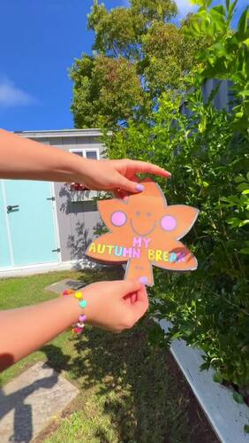 Autumn/Fall Break Recount Writing Craftivity / Blank Writing Template