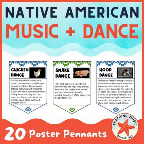 Native American Music and Dance Poster Pennants | Native American ...
