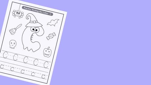Halloween Alphabet & Number Workbook by LittleFelixShop | TPT