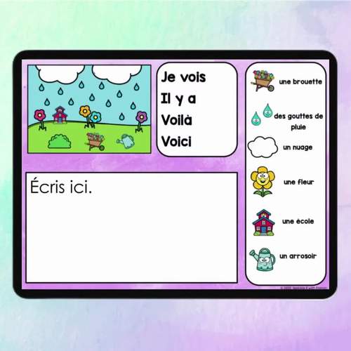 French Spring Writing Activities | Les activités d'écriture du printemps