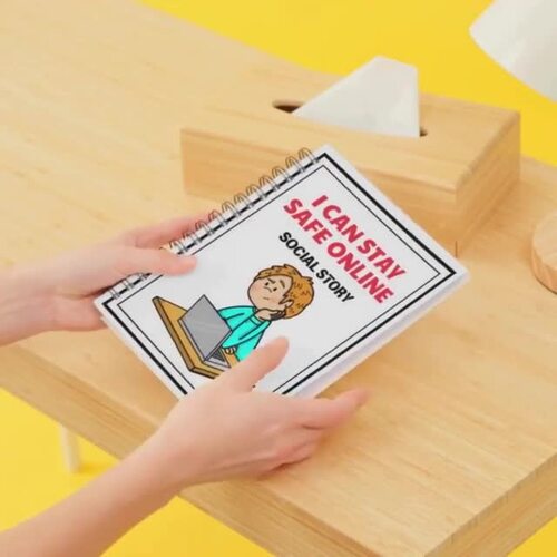 Internet Cyber Safety Social Story W/ Poster Reflection Sheet Online ...