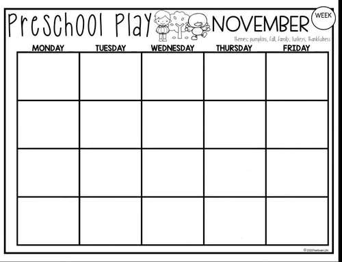 November Preschool Activities | Fall Pumpkins Family Homeschool Activities
