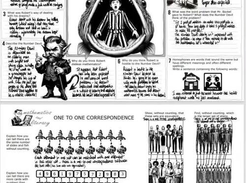 The Number Devil - The First and Second Night by Mathematics and Literacy