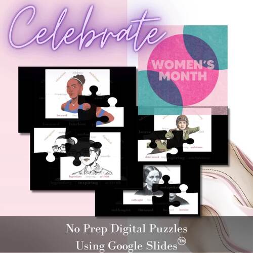 Women's History Jigsaw Puzzle| Google Slides by PrincipalThingEducation