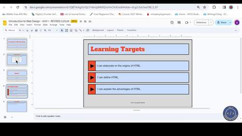 Introduction to Web Page Design[HTML & CSS]- Units 1 - 3 [2 Weeks + of ...