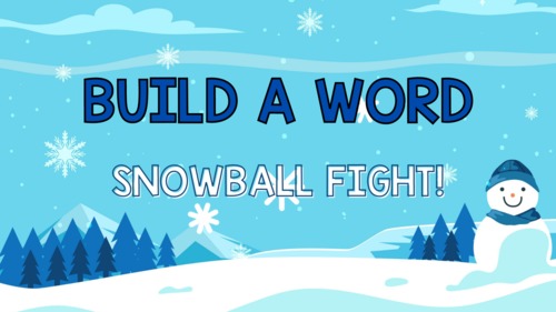 Snowball Fight Spelling! by Lemon Tree Literacy | TPT