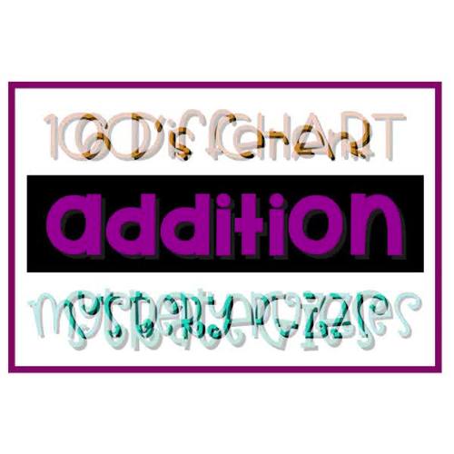 100’s Chart Mystery Puzzles Year First Grade-Farm by Deedee Wills