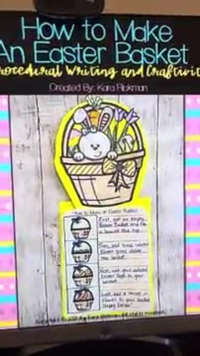 How to Make an Easter Basket: Procedural Writing Craftivity | TPT