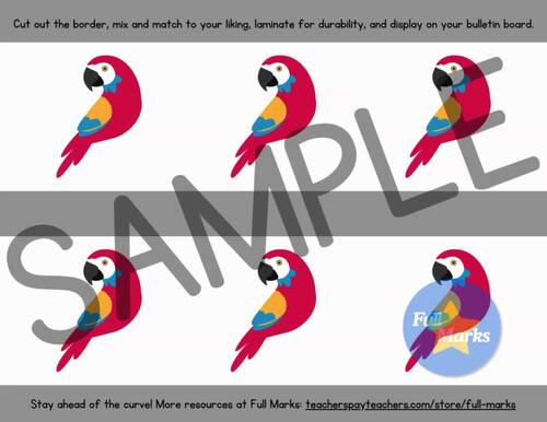 Honduras Bulletin Board Borders Mini Set of 5 Boho Decor Central ...