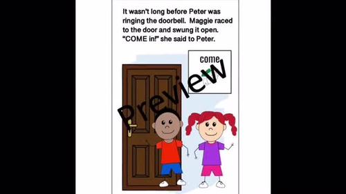 AAC Core Word Story Book Using the Word Come by Boxarain | TPT