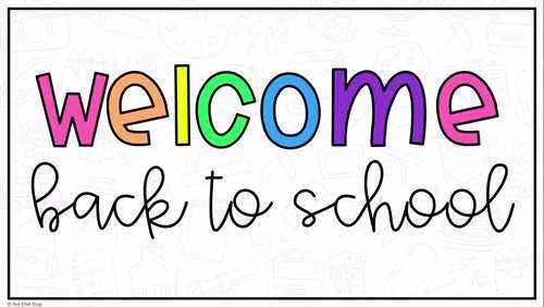 Meet the Teacher Slideshow Editable Open House Back to School Night