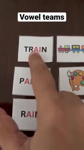 Vowel Team Words Flashcards - Phonics Reading Activity Pack | Long ...