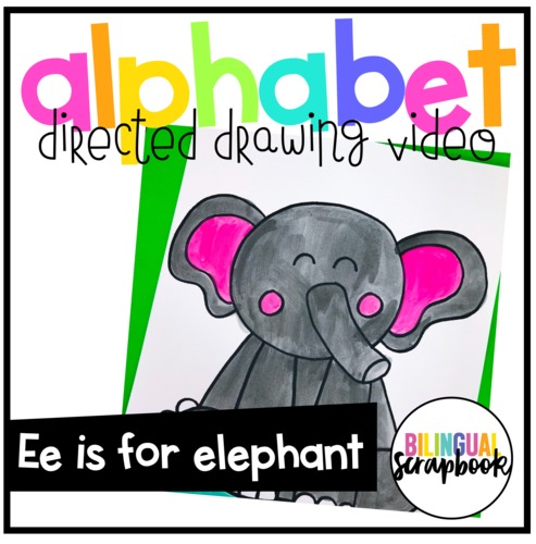 how to draw elephant with video