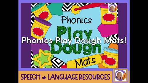 Interactive Phonics Play Dough Mats by Katrina Bevan | TPT