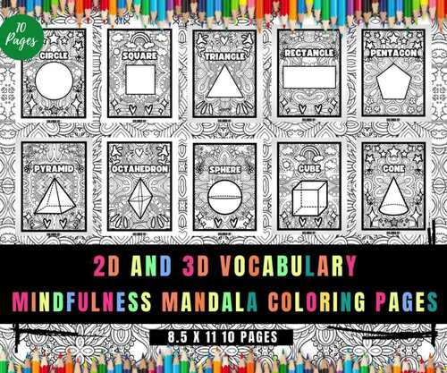 3d mandala coloring pages