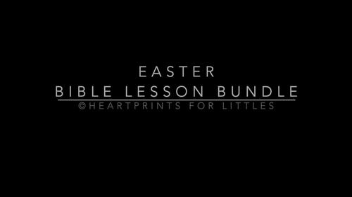 Easter Bible Lesson Bundle by Heartprints for Littles | TpT