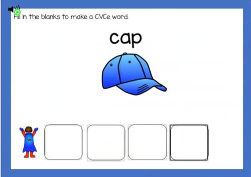 CVCe Words Boom Cards | Digital Task Cards for Reading and Spelling ...
