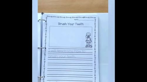 Informative Writing Daily Prompts Journal by The First Grade Creative