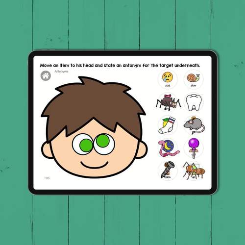 What's In His Head Articulation and Language Boom Cards by Thumb Bunny ...