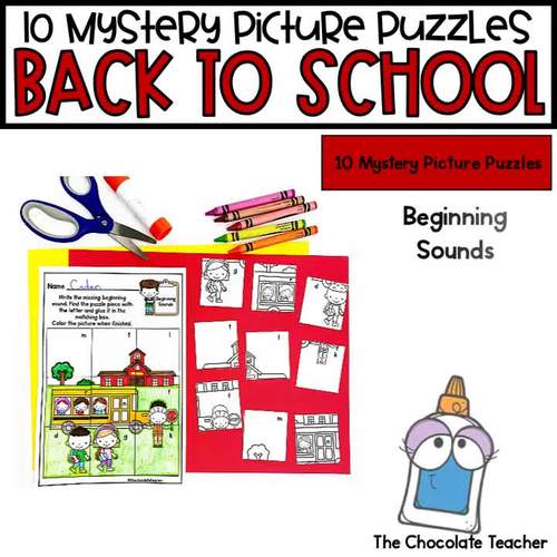 Back to School Math - Phonics Worksheets - Mystery Picture | TpT