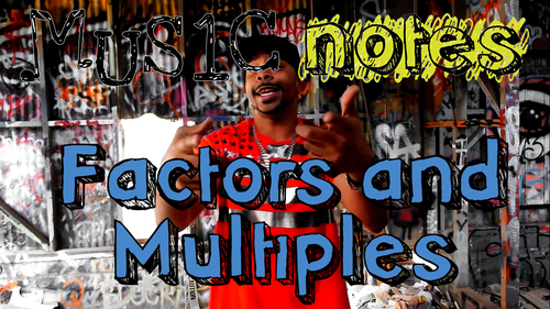 Factors and Multiples Song by Music Notes | TPT