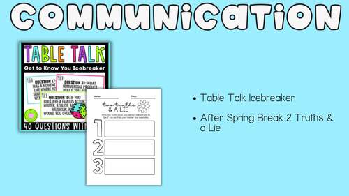 AVID Team Building Digital and Printable Activities Bundle | TPT