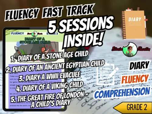 Fluency Fast Track | Reading | Diary Pack | Grade 2 by Bitesize Education