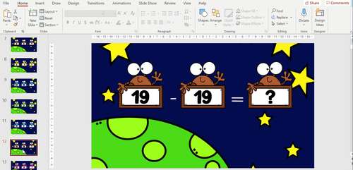 Subtraction 1 to 20 slides by Learn and Explore | TPT
