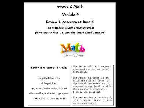 Grade 2, Math Module 4 REVIEW & ASSESSMENT (PDFs, Microsoft Word ...