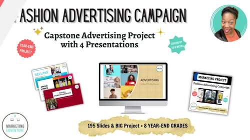 Fashion Advertising Campaign Project & 4 Content MS PPTs - CTE ...