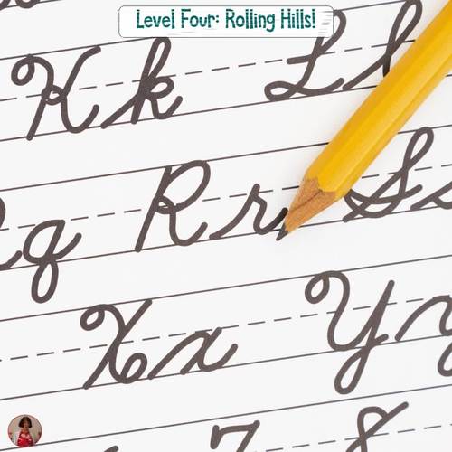 Cursive Writing: A Self-Directed Instructional Guide Level Four ...