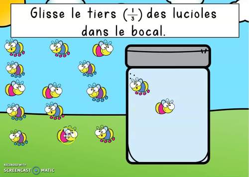 Fraction d'une collection Boom Cards by Madame Soleil | TPT