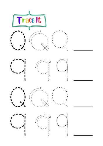 Toddlers Curriculum | Letter "Q" Activities by Brainstorm Preschool