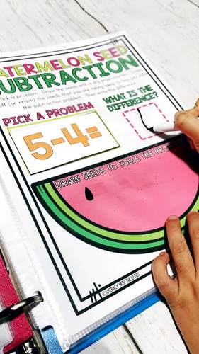 Subtraction Boost Binder | Math Activities for Kindergarten & First Grade