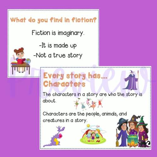 Story Elements- Characteristics of Fiction Power Point Presentation