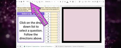 PIXEL ART (TC): Applications on Solving Sytstem of Equations | TpT
