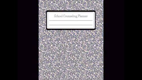 Printable* School Counselor Digital Planner (Composition and Pastel Design)