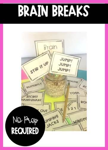 Brain Breaks and Mindfulness Activities | Classroom Management | TPT
