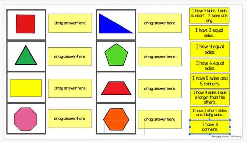 2D and 3D Shapes Digital Math Activities and Worksheets | Google Slides