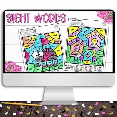 Spring Color by Code Bundle Editable by The Homeschool Style-Katie Ring