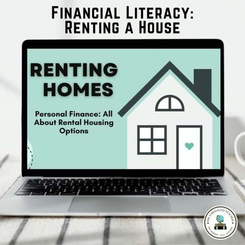 Renting a Home or Apartment Financial Literacy Lesson High School