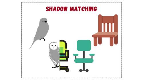 Free Printable Shadow Matching Worksheets Pdf/ Shadow Matching Activity
