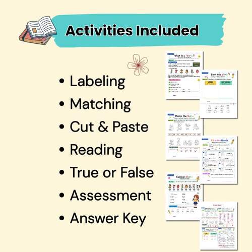 Verbs Worksheets | Grammar Activities for Grades 1-3 | Video Lesson ...